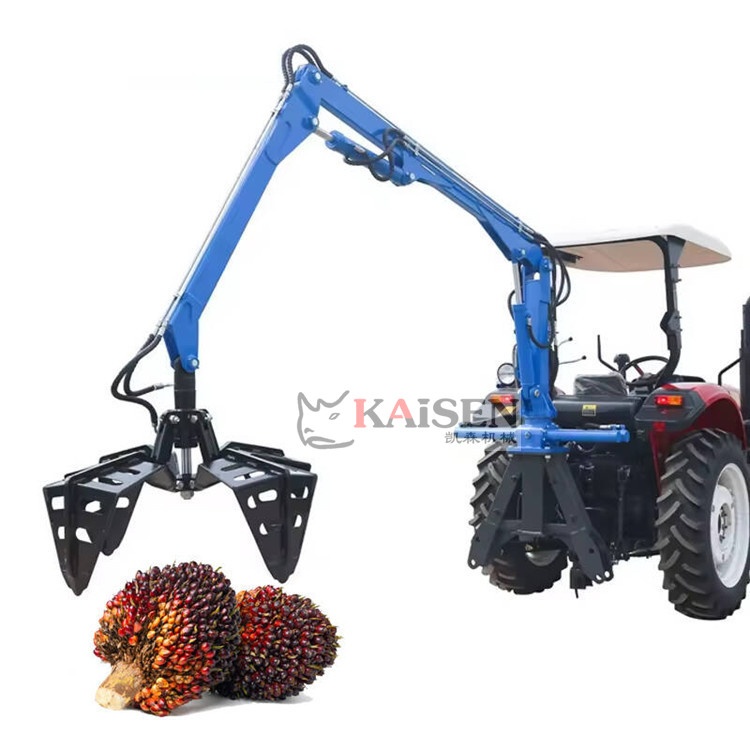 Hydraulic Palm Fruit Grabber Machine for Crawler Dumper /Tractor