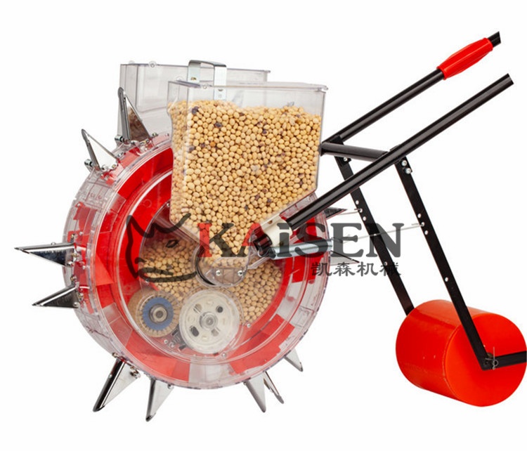 Double Barrel Seeder Hand Corn Seeder for Seeds and Fertlizer ，Hand ...
