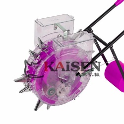 Double Barrel Seeder Hand Corn Seeder for Seeds and Fertlizer ，Hand Push Manual Multi Purpose ...